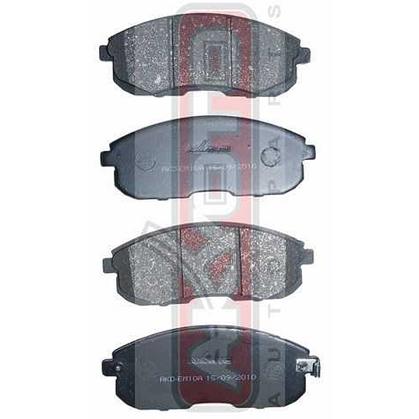 AKYOTO AKD-EM10A (D1060EM10A) колодки тормозные дисковые