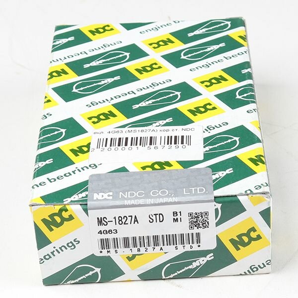 Вкладыши коренные (стандарт) MITSUBISHI MD327493 4G63 MS1827A NDC
