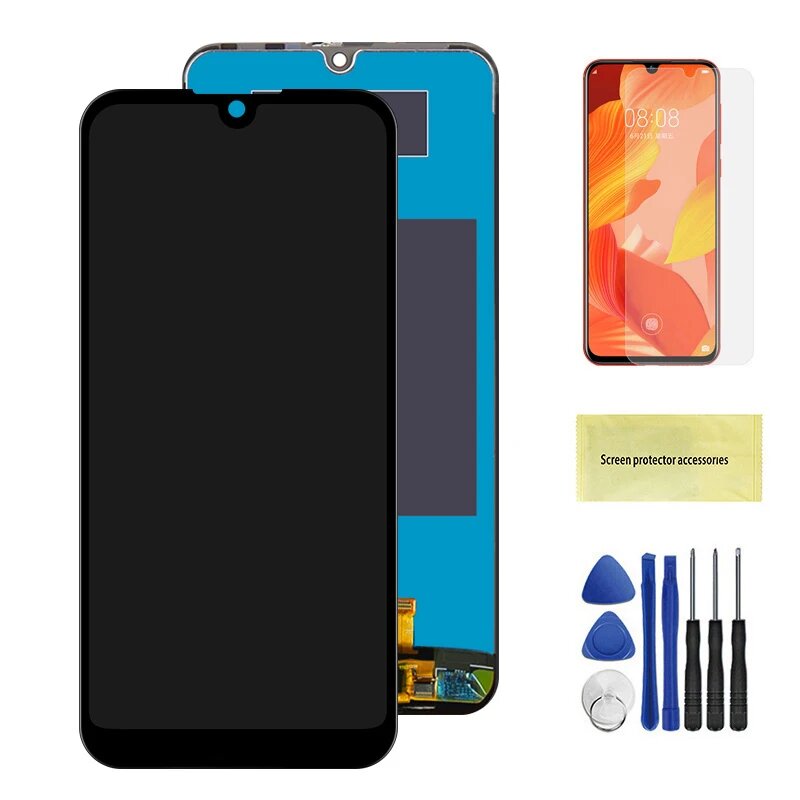 ЖК-дисплей 5,5 'для Huawei Y5 2019, сенсорный экран с рамкой для Honor 8S, ЖК-экран Y5 2019, дисплей для телефона LX1, LX2, LX3 Black No Frame