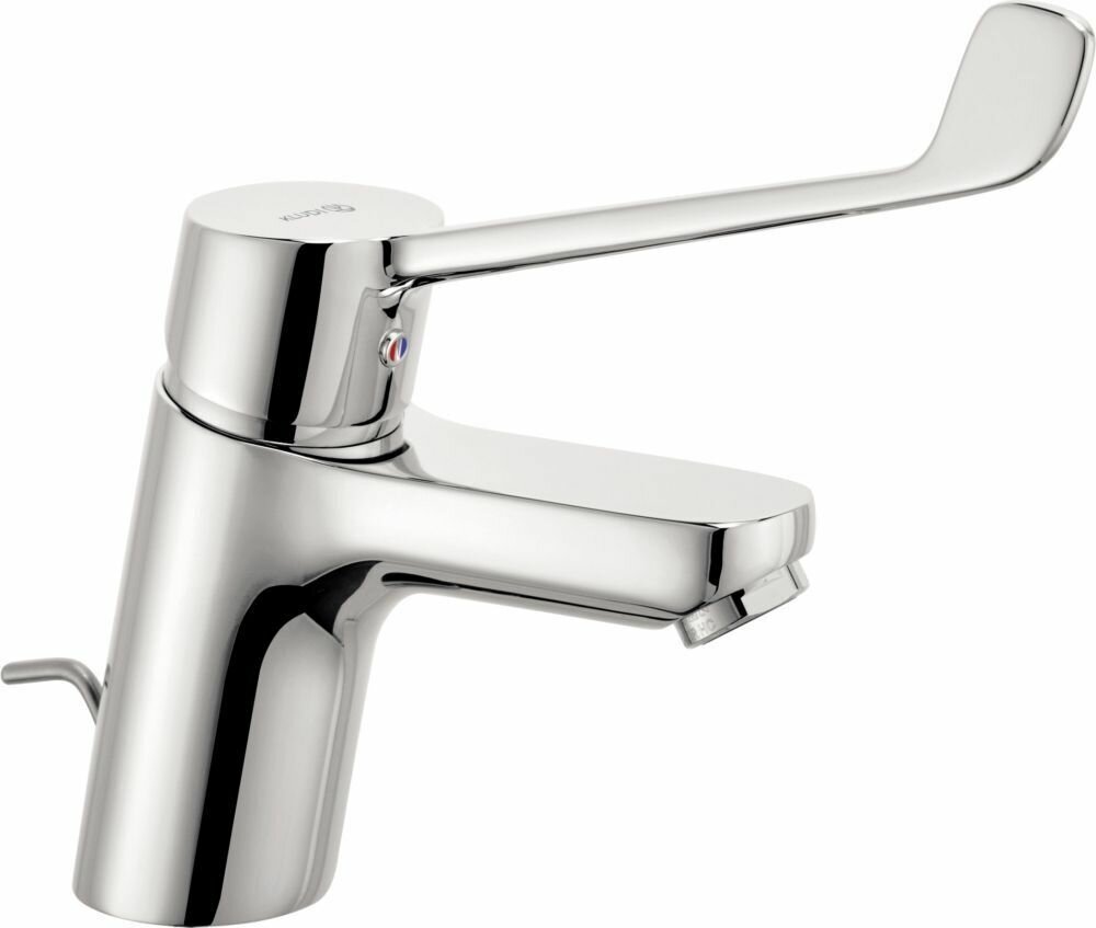 Смеситель на умывальник KLUDI PURE&EASY CARE однорычажный 70, с донн. клапаном, 372870565