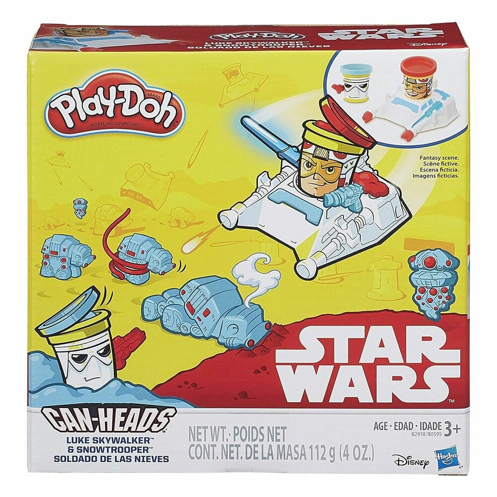 Игровой набор Play-Doh Star Wars Luke Skywalker и Snowtrooper B2918