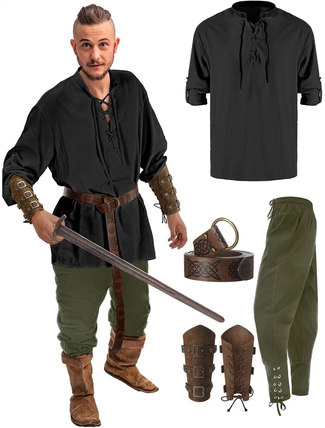 Hot Toys Мужской костюм эпохи Возрождения XL, H5