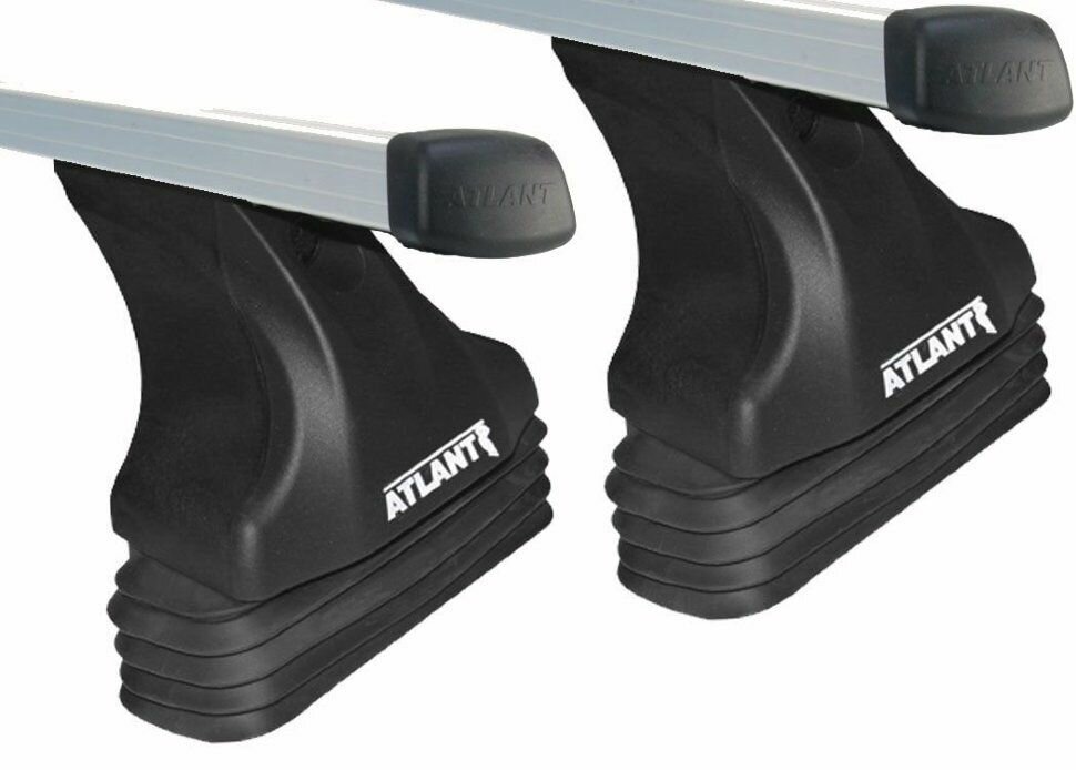 Багажник на крышу Атлант для Opel Corsa D 2006-2014 (прямоугольная дуга)