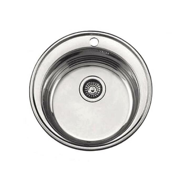 Мойка врезная Матовая 510х510х180мм сталь нержавеющая с сифоном выпуск 3 1/2" Ledeme L75151