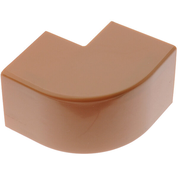 Угол внешний УВШ-40х40-К коричневый (Рувинил) (2 шт. в комплекте)