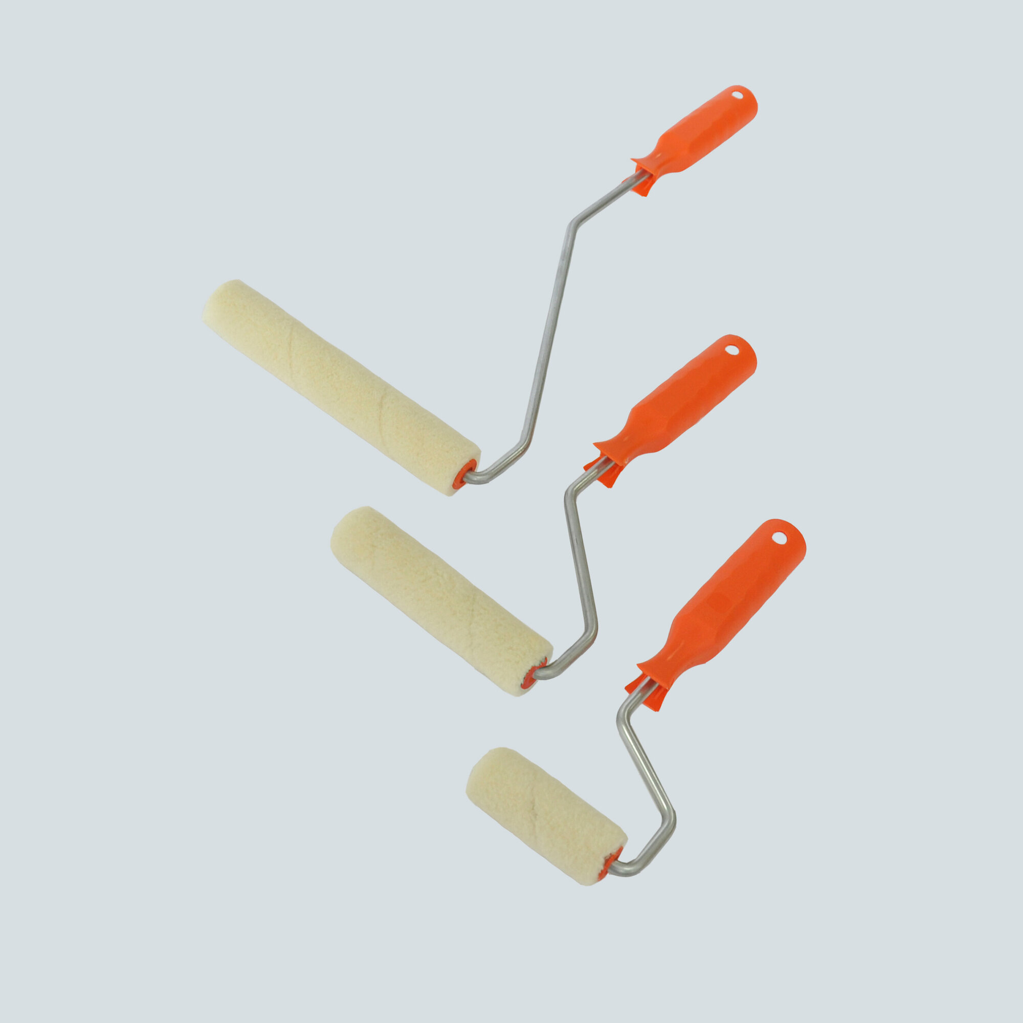 Decor Мини-валики серии "Black Edition mini", велюр (ширина валика 100 мм, d 15 мм, бюгель 6 мм, ворс 5 мм, ручка стандарт mini)