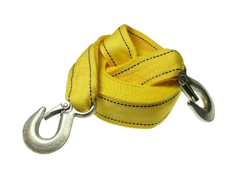 Трос ленточ. буксир. 5т 4м 45мм (2 крюка) в сумке Nord YADA