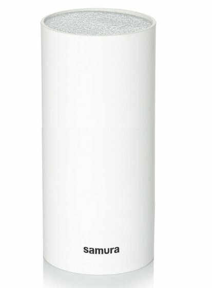 KBF-101W Подставка универсальная для ножей "Samura", 225мм, пластик (белая)