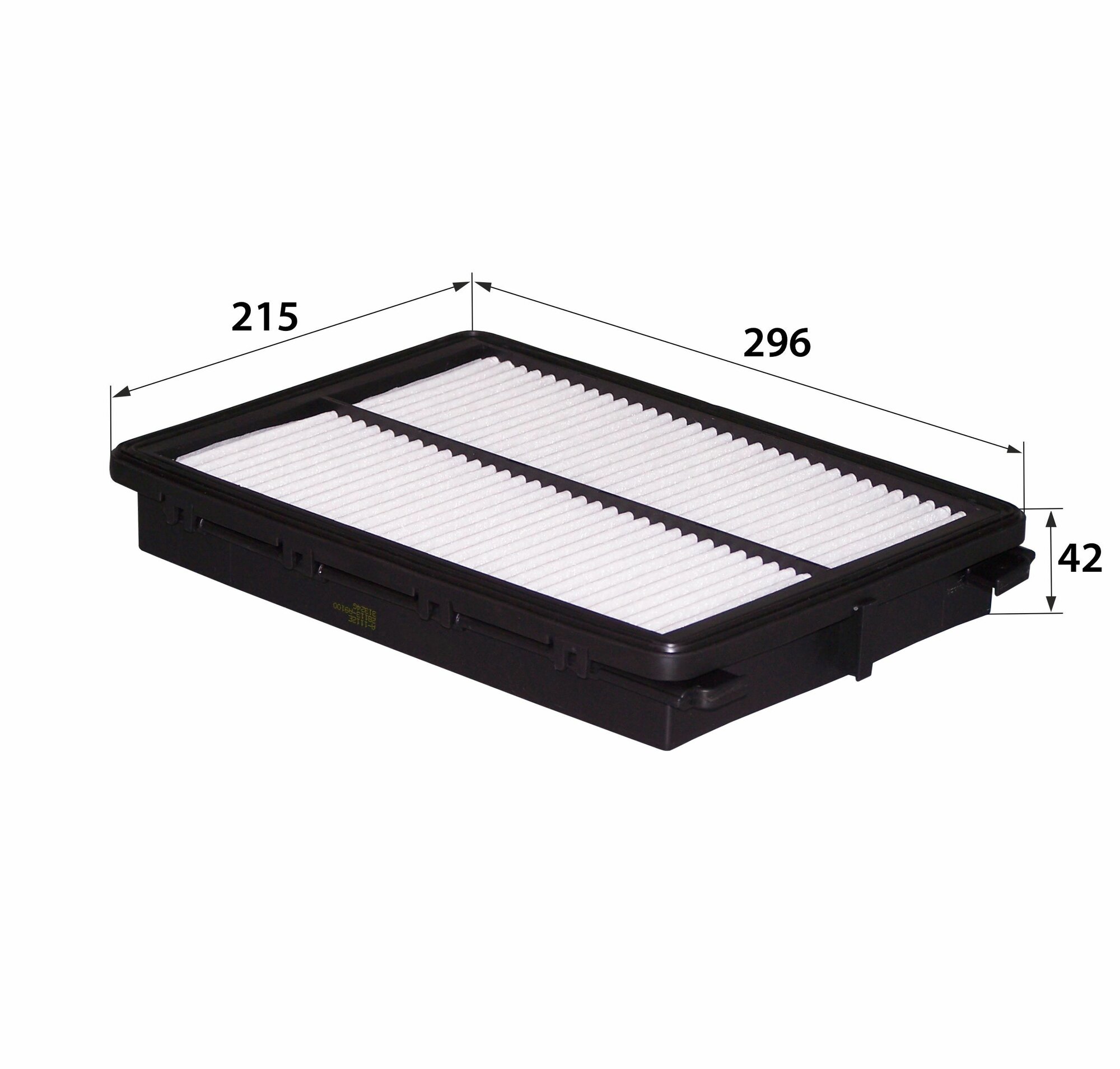 Фильтр воздушный RB-exide A-1112E HYUNDAI Santa Fe IV (до 03.21), Palisade KIA Sorento III/ Sorento Prime, Telluride