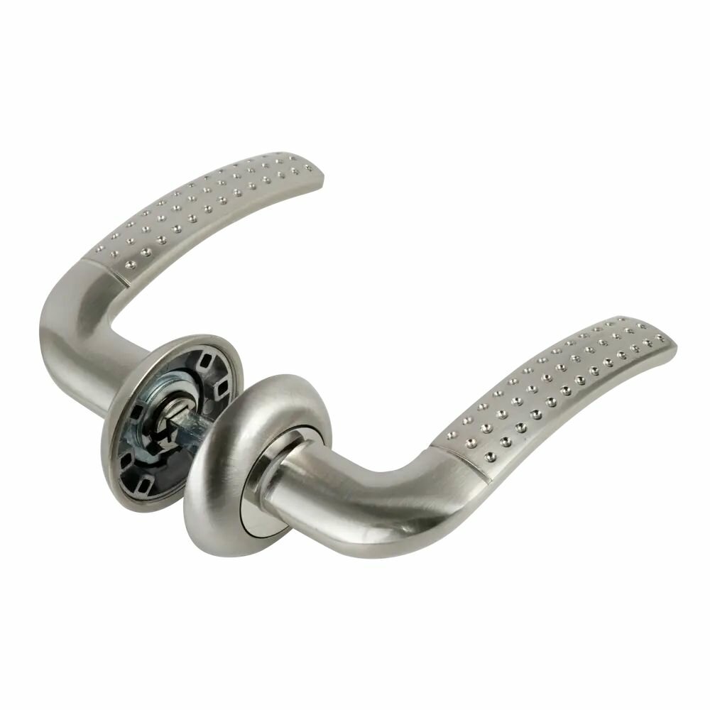 Дверная ручка EDS-10-Z01 без запирания алюминий гальваническое покрытие цвет матовый никель