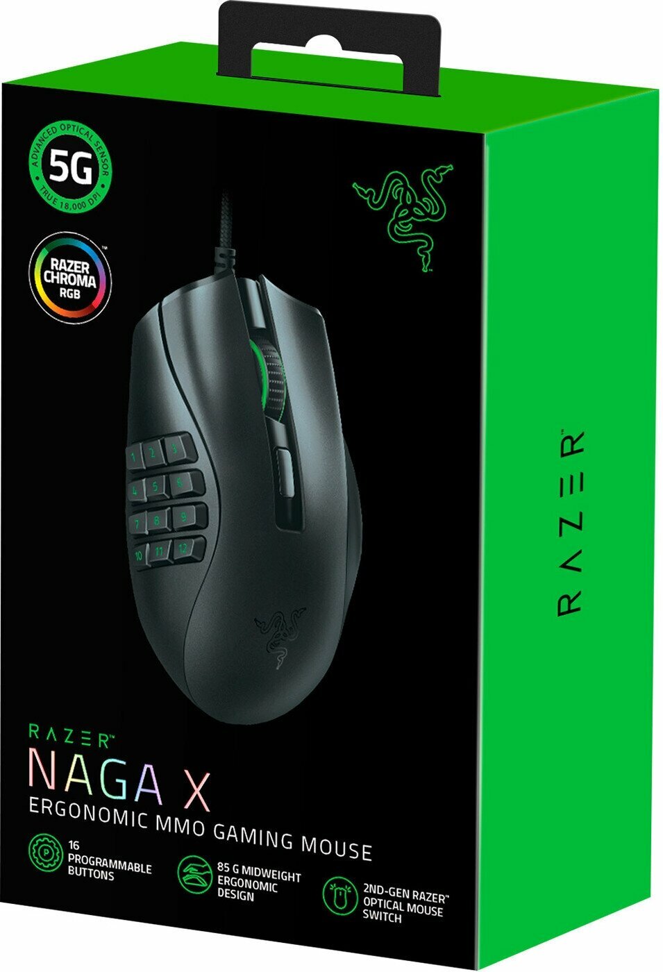 Мышь Razer Naga X Black