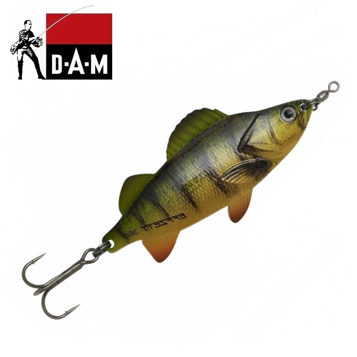 Блесна Колеблющаяся DAM Effzett Perch Spoon 70 мм/17 г, цвет Perch