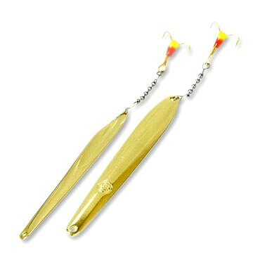 Блесна колеблющаяся NILS MASTER Hanski зима вертикал. цепочка тройник с каплей 10.0г 60мм #003 B/B