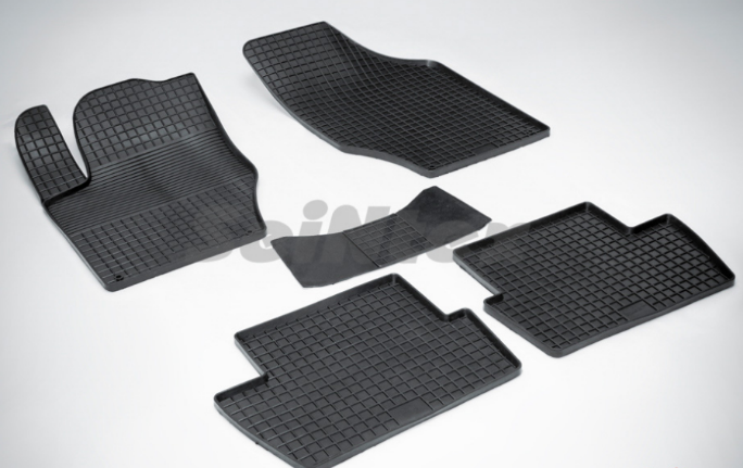 Резиновые коврики Сетка Seintex для PEUGEOT 308/408/CITR C4 sed (компл)