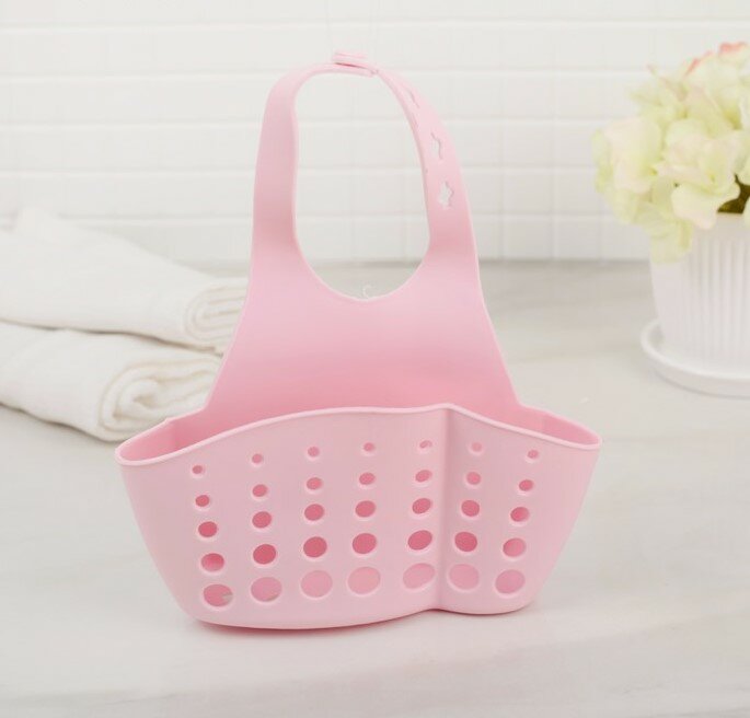 Органайзер для хранения Сумочка 14х4,5х19 см, розовый