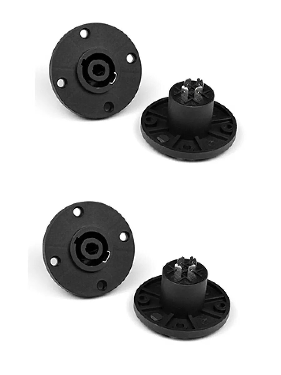SPK4MR Разъем Speaker Connector блочный 4pin, мама 2 шт.