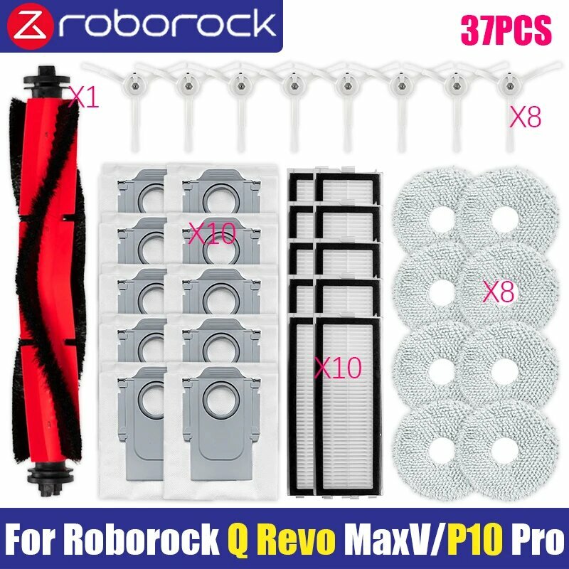 Запчасти Roborock Q Revo MaxV/P10 Pro, 37PCS