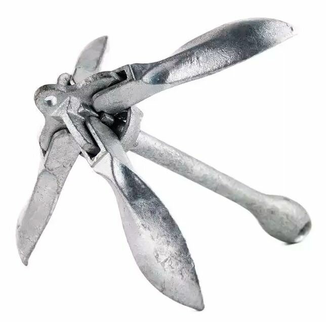 Якорь-кошка гальванизированный для лодки, тип В, 2,3 кг