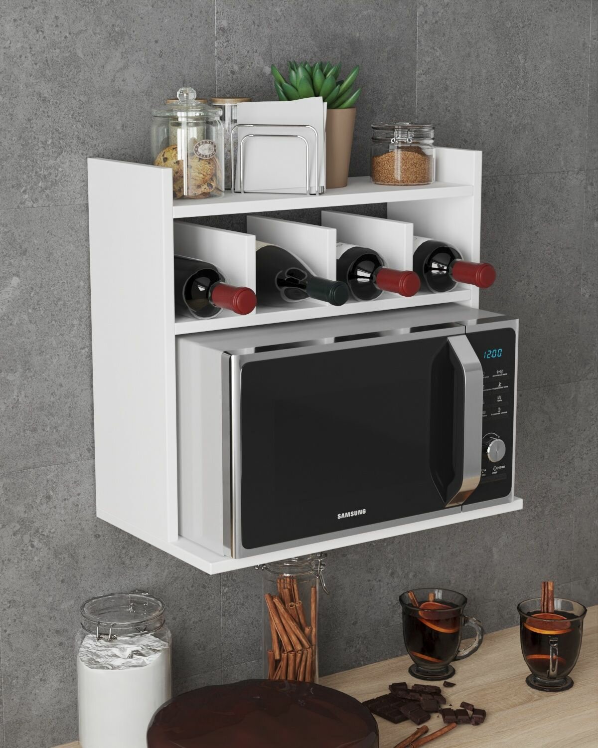 Полка кухонная под микроволновую печь