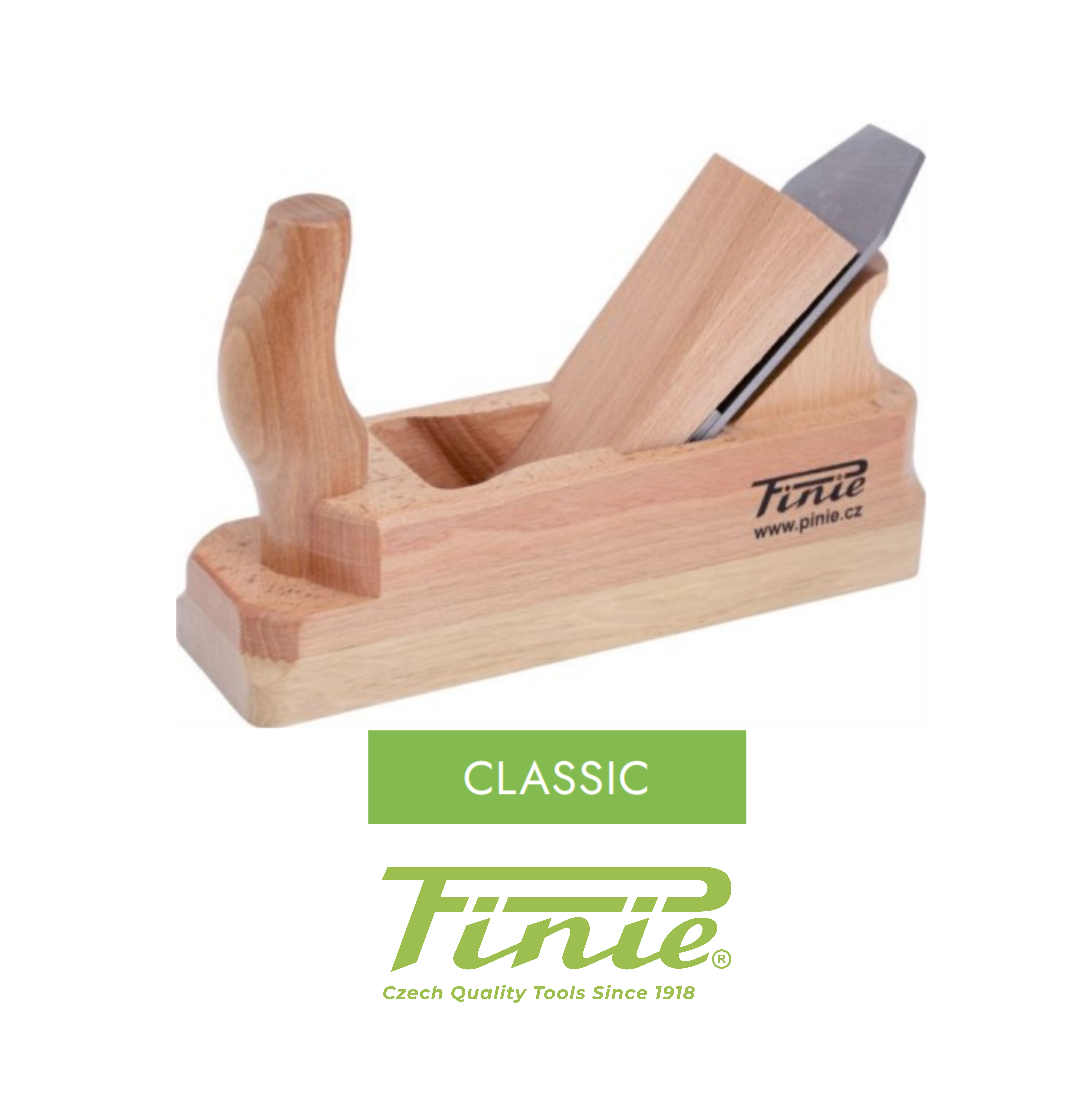 Рубанок двойной деревянный PINIE Classic (3-48C/S) нож 48мм, стружколом