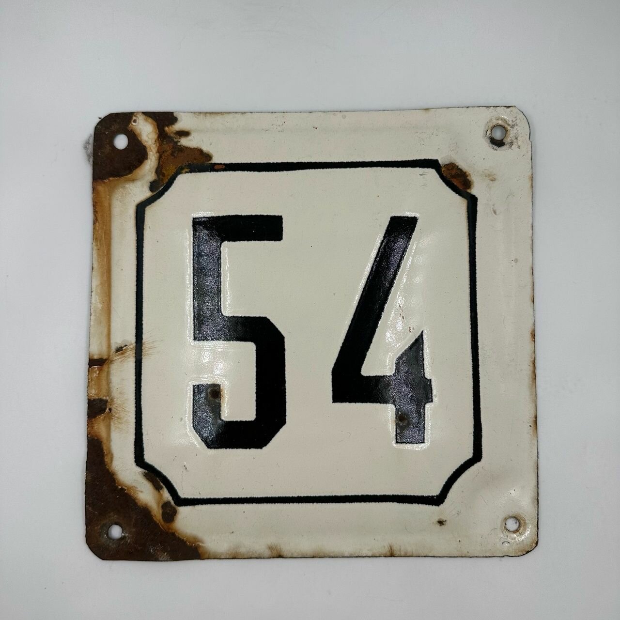 Панно винтажное-Уличная Табличка №54 Размер 22х22 см Горячая Эмаль! Металл!