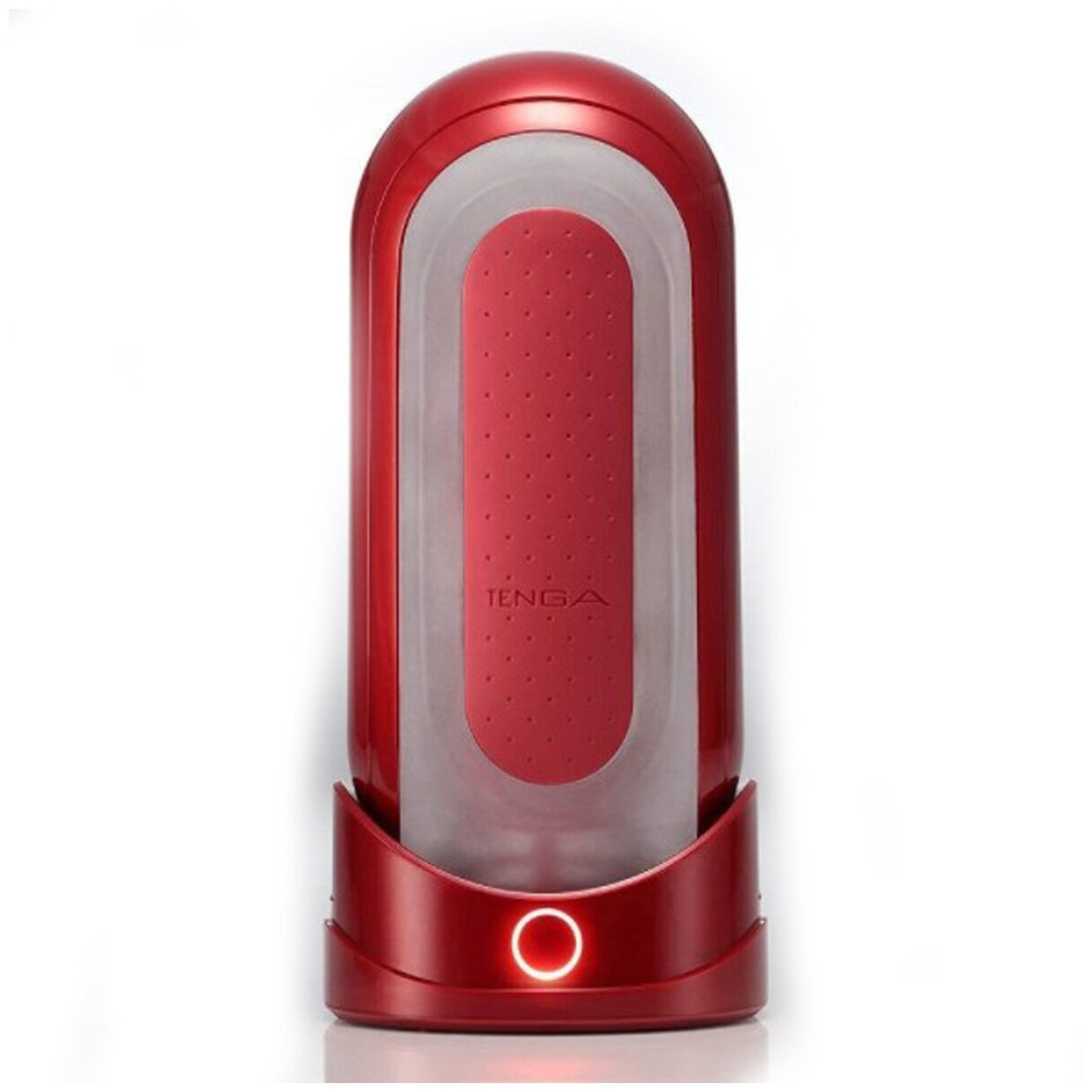 Мастурбатор-нагреватель Tenga Flip Zero Red, 2 режима нагрева и 2 лубриканта в комплекте