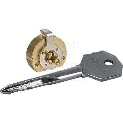 Цилиндровый механизм Kale kilit (Кале килит) 164/FB mm для замков с крест. ключами 3 кл. никель