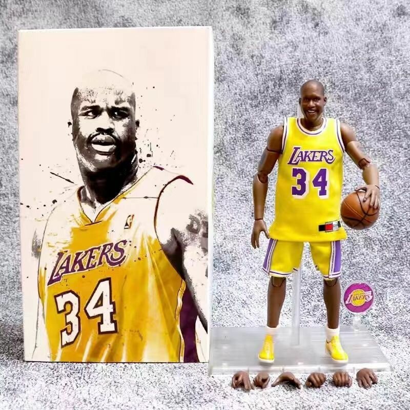 Баскетбольная звезда/Подвижная фигурка Шакил О Нил (Shaquille Rashaun O Neal)/21.5CM(коробка)