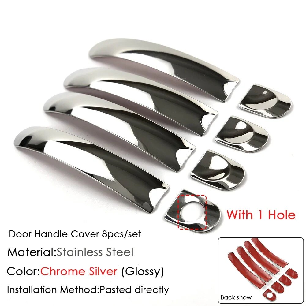 Для Volkswagen VW Touran MK1 Caddy Multivan Transporter T5 T6 Caravelle Handle Steel Silver