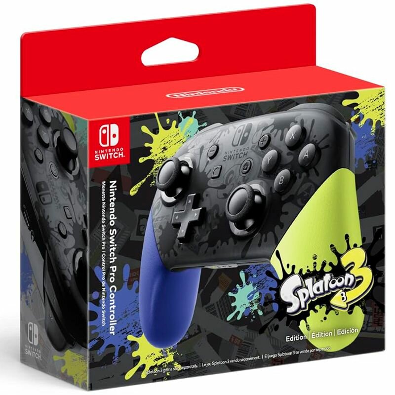 Беспроводной контроллер Nintendo Switch Pro Controller (Splatoon 3) для Nintendo Switch
