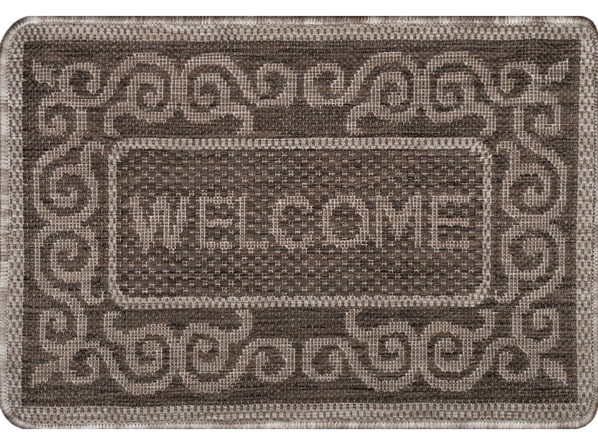 Коврик придверный Витебские ковры, жаккардовый, двухполотный, противоскользящий