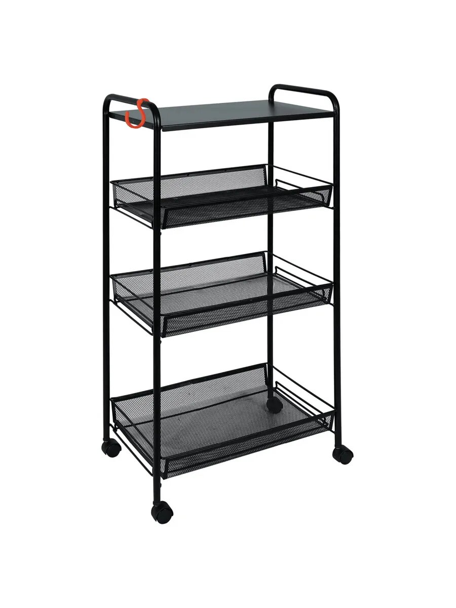 Этажерка металлическая Ладья-34кс на колесах