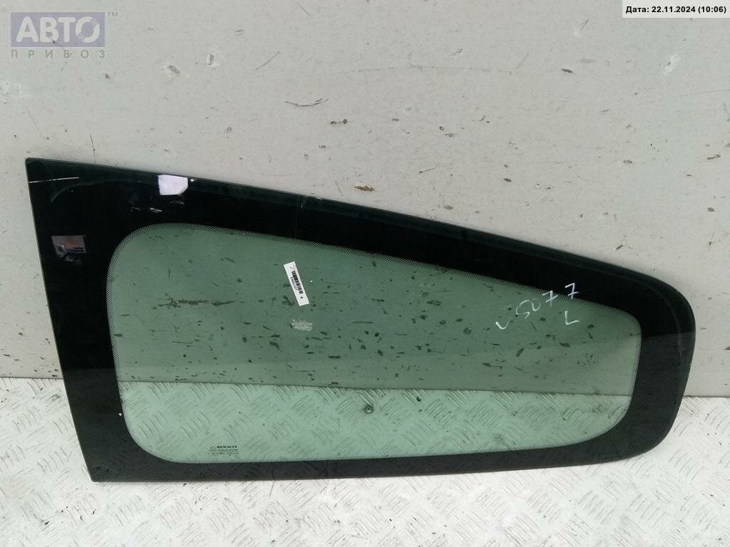 Стекло кузовное боковое заднее левое Renault Clio 3 (2005-2012)