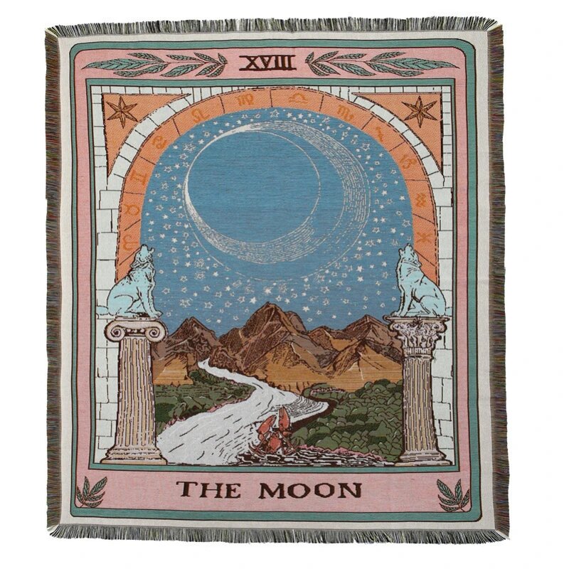 Текстильный город Инс плед из хлопка 125x150 см THE MOON