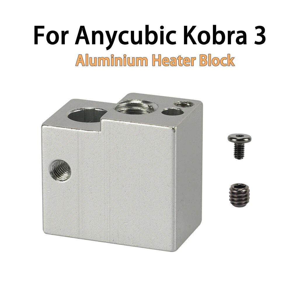 KINGROON Алюминиевый нагревательный блок для Anycubic Kobra 3 1PC