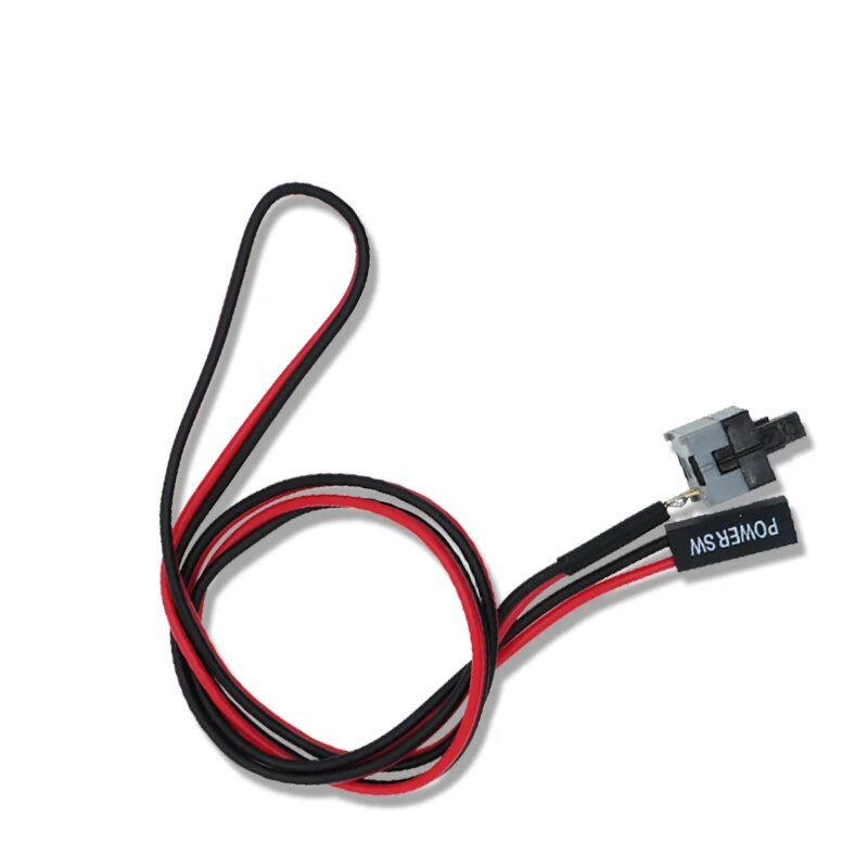 5 шт. 50 см 2 Pin SW PC кабель питания вкл/выкл кнопка ATX компьютерный провод переключателя