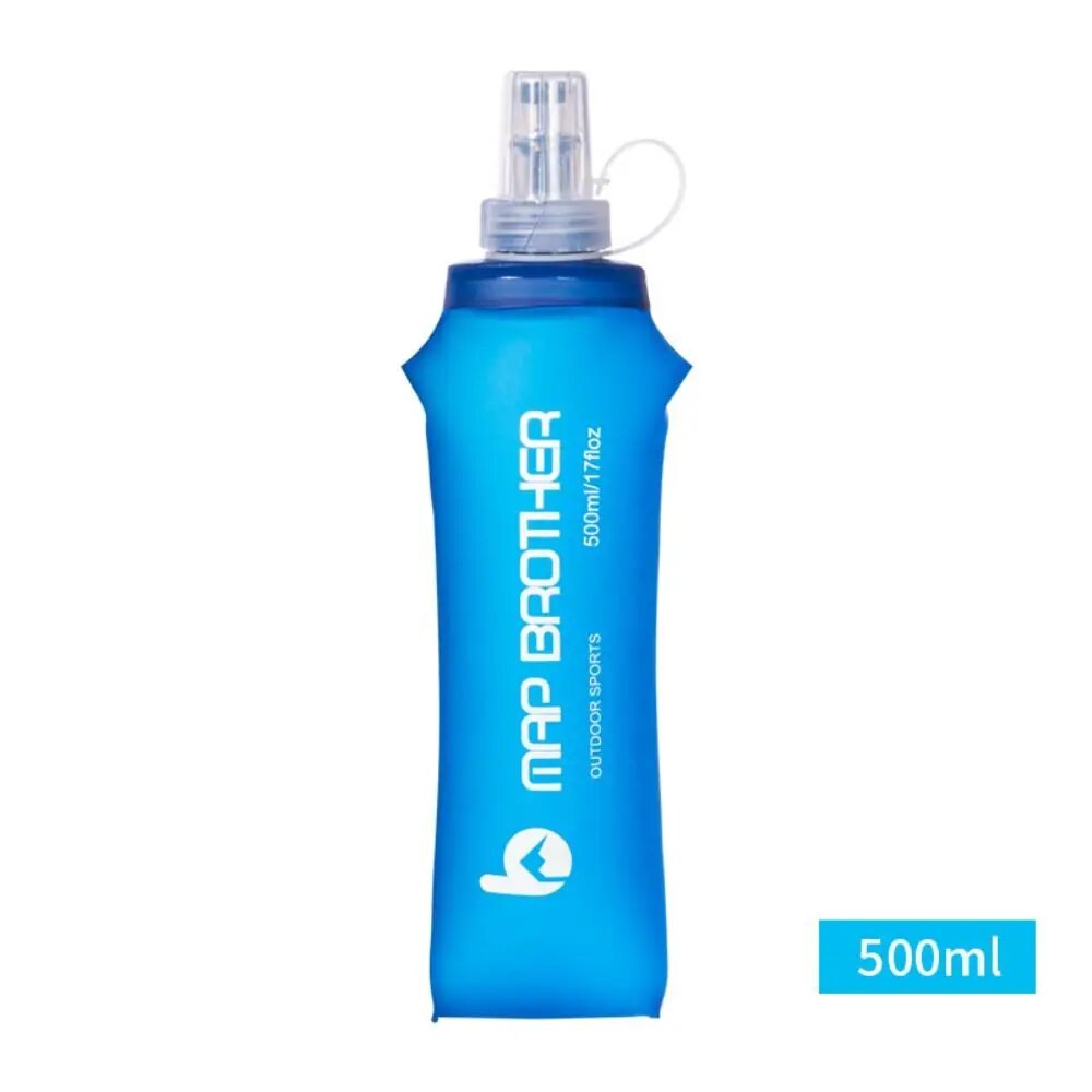 Складная мягкая бутылка для воды TPU 250/500 мл 500ML