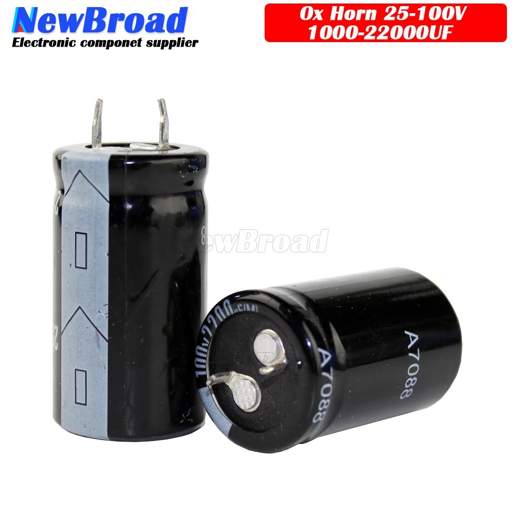 Алюминиевый конденсатор 63V22000UF 35x50MM, черный