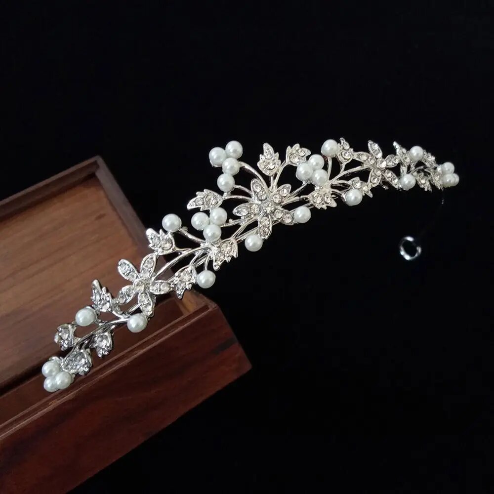 Корона для девочки, серебристая, Metal color: A