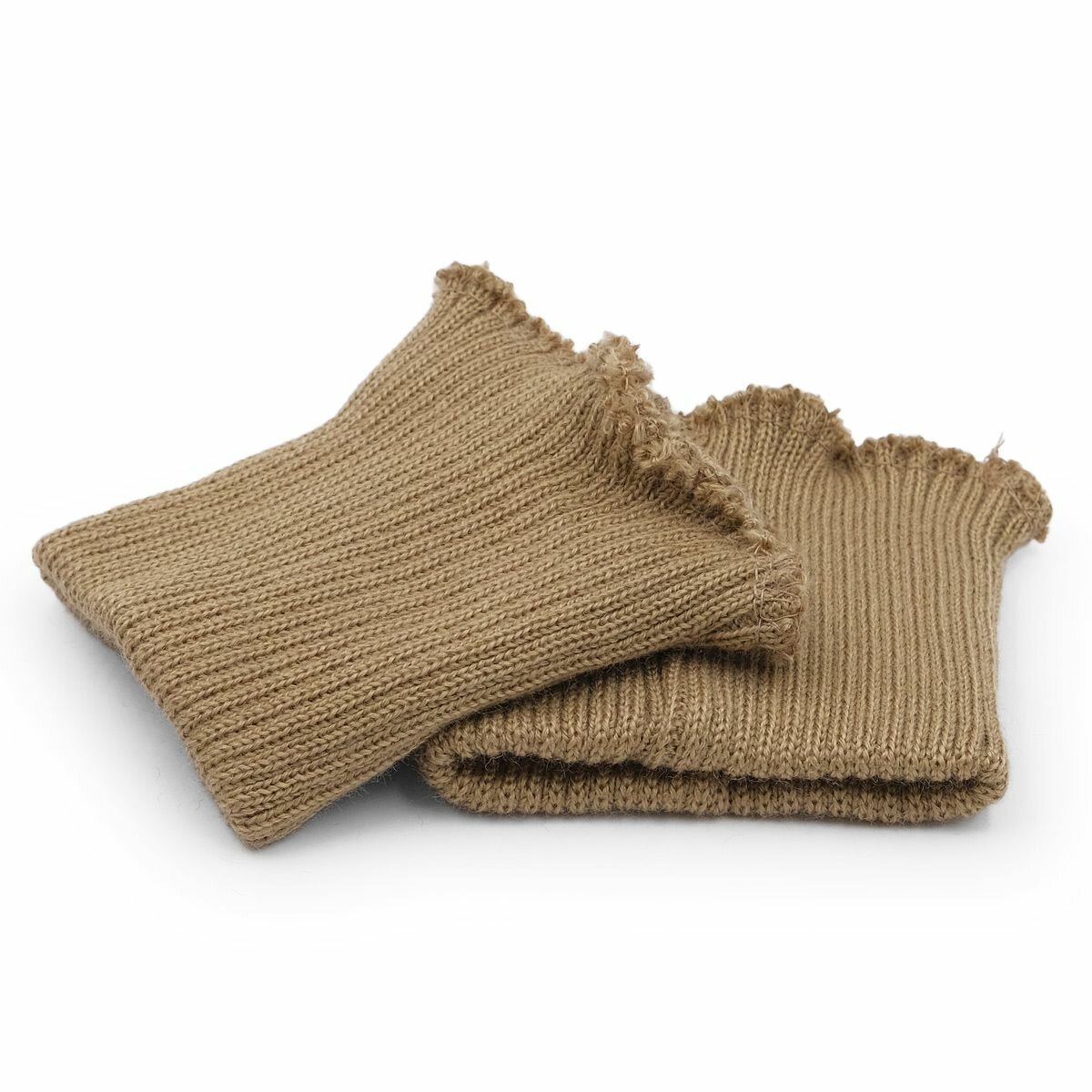 Манжет плотный (30% шерсть, 70% акрил), 10 кл, 2*2, 8,5см*9,5см (923 шелк (бежевый))