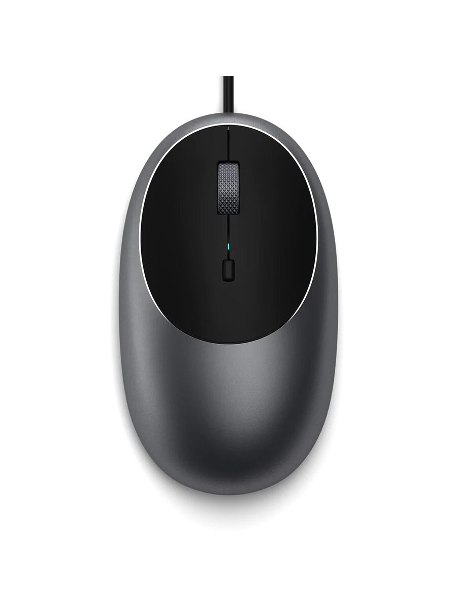 Проводная компьютерная мышь Satechi C1 USB-C Wired Mouse - Space gray