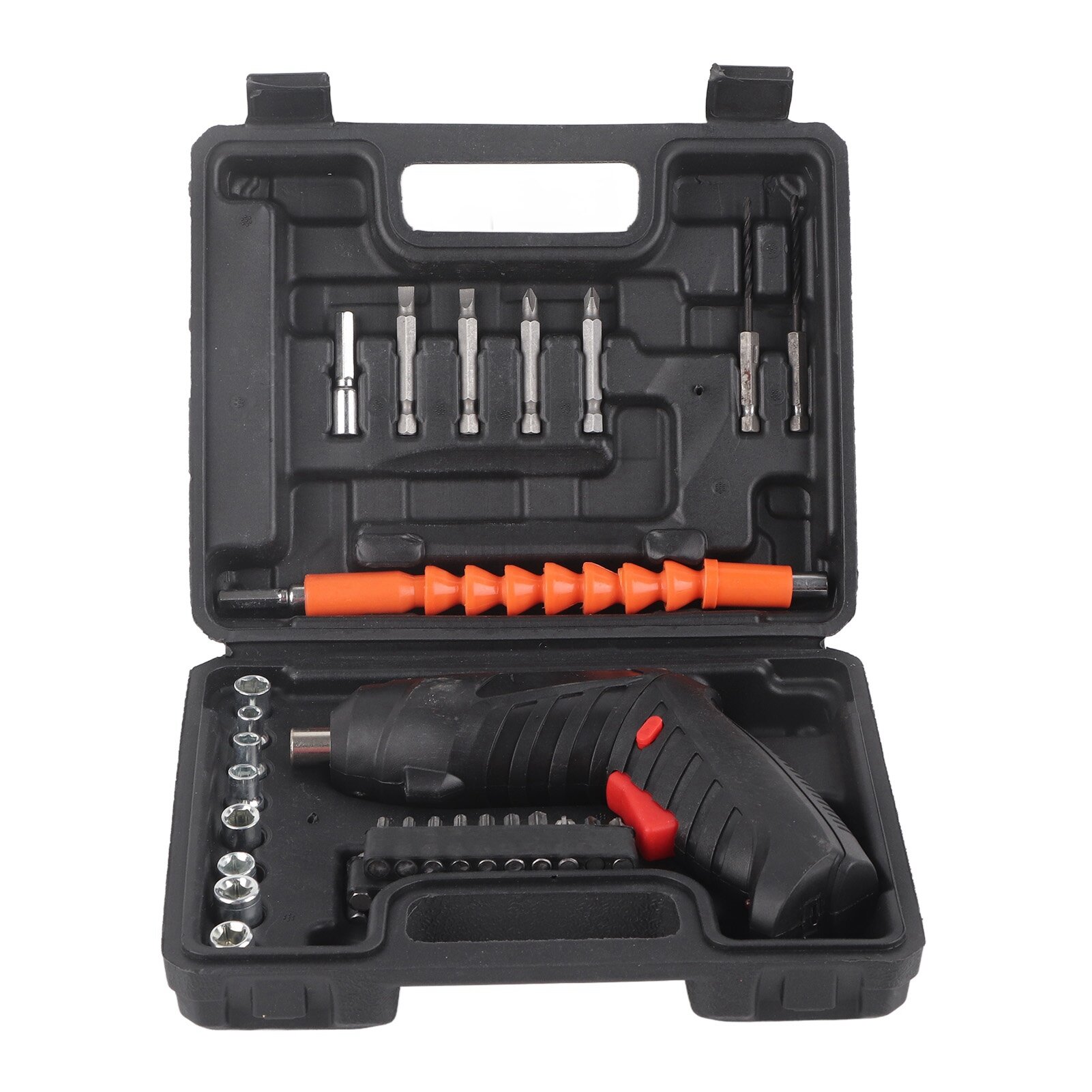 47Pcs Electric Screwdriver Cordless 250RPM 3.6V Large Torsion with Bits for Working