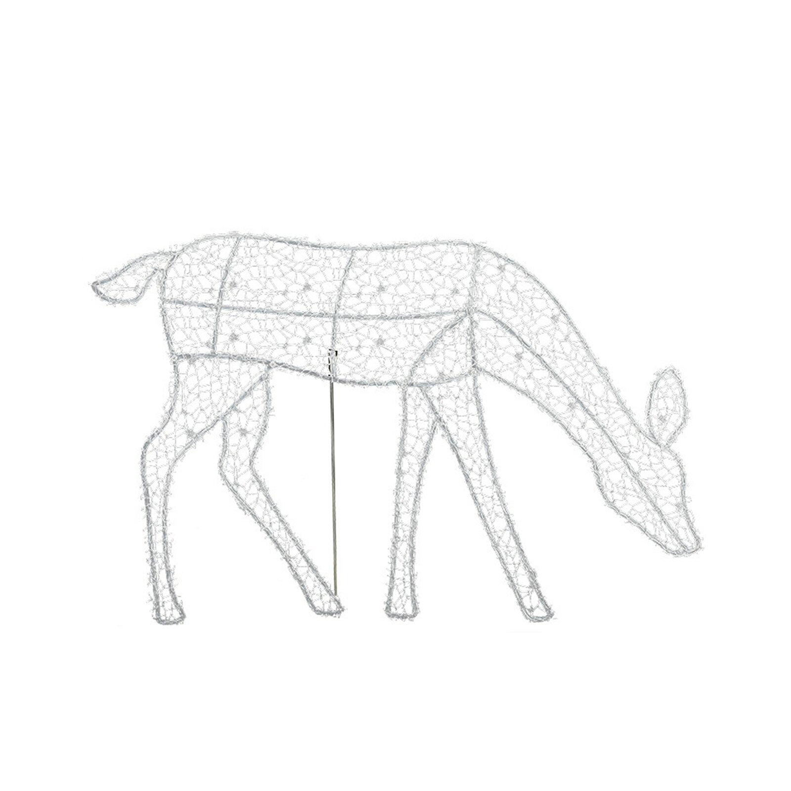 Рождественское украшение с изображением лося и оленя, украшение для сада через границу, украшения для наружного и внутреннего праздничного сезона, искусственная фигурка оленя