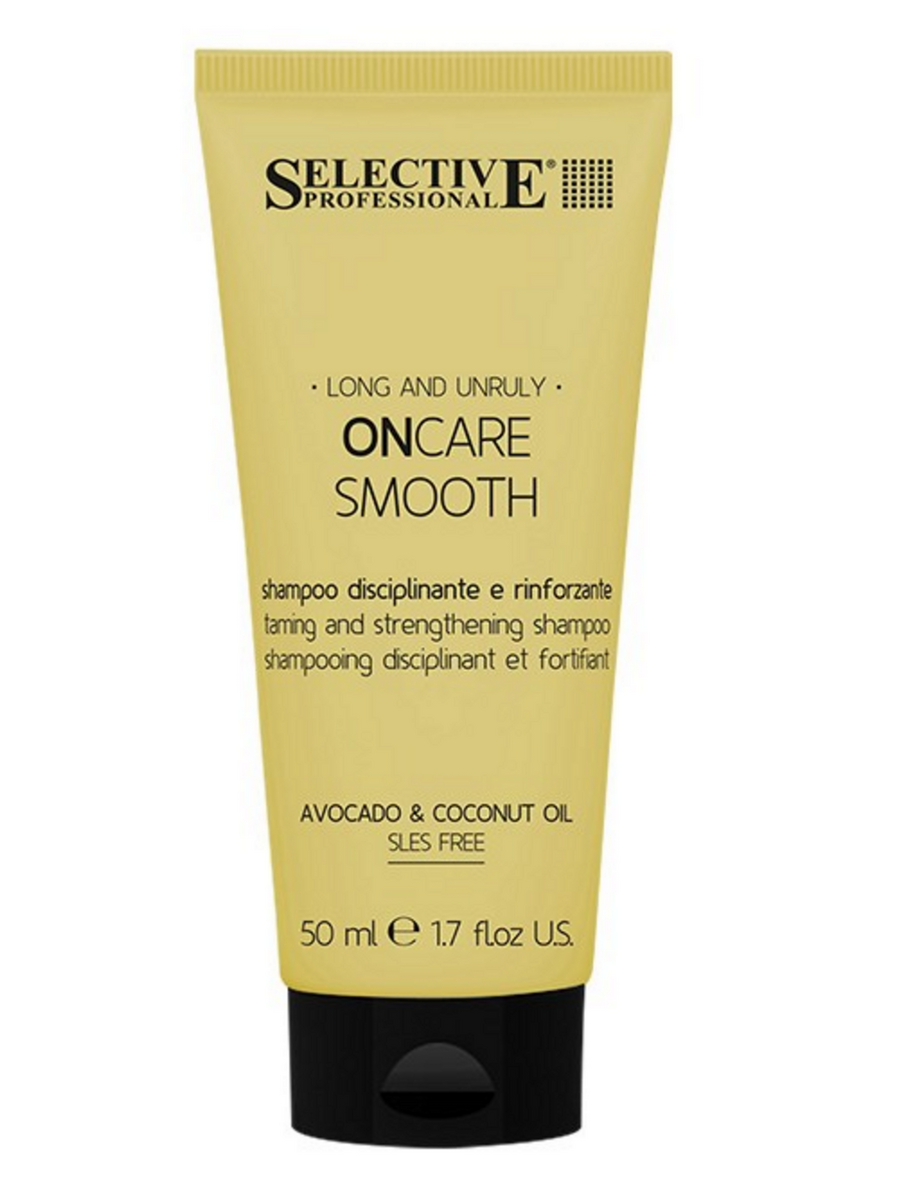 Шампунь Selective Professional OnCare Smooth Shampoo pH 5.4-5.75, Разглаживающий, 50 мл