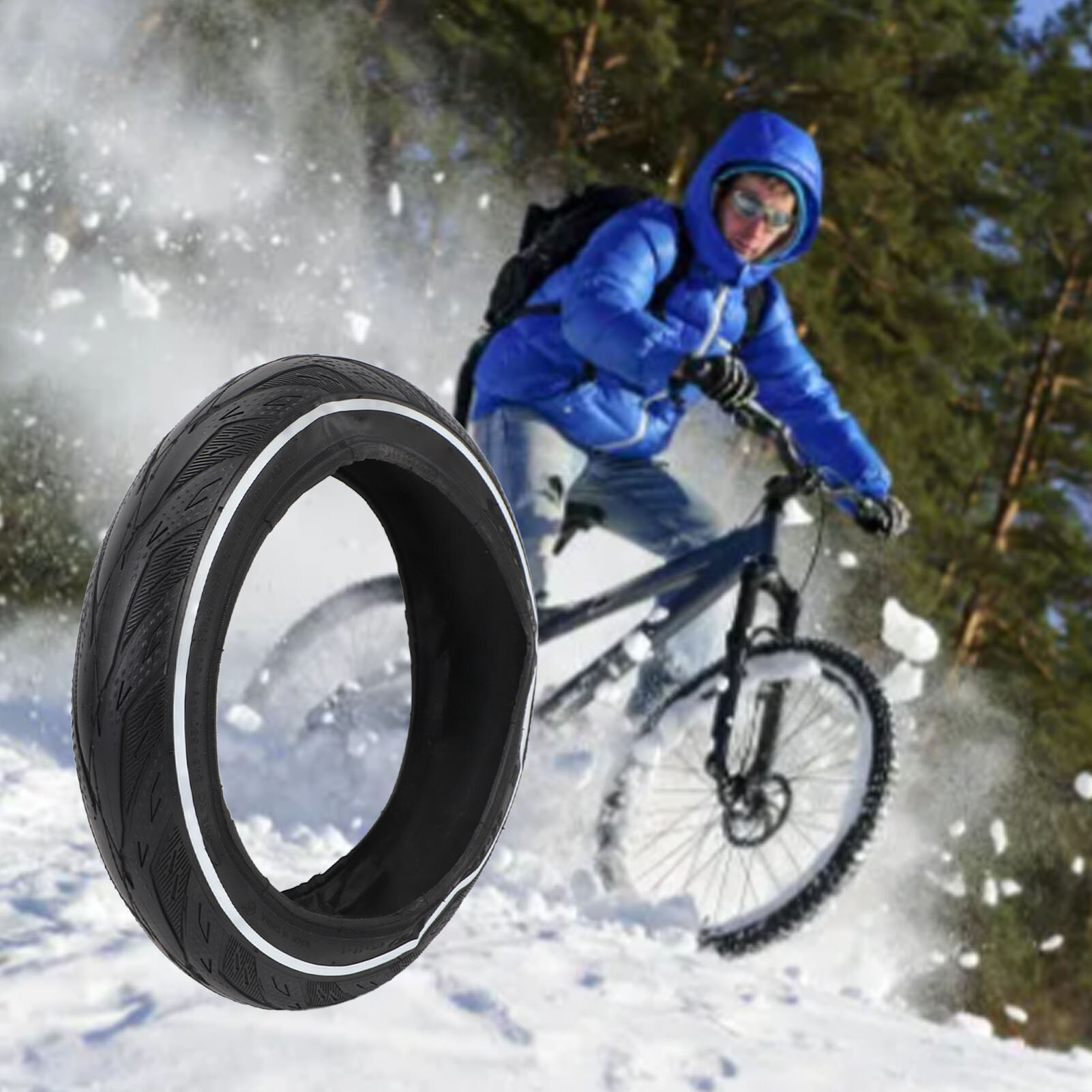 12x1,75 резиновая шина для скутера, внешняя шина, 120TPI, скоростная велосипедная шина, сменный велосипедный аксессуар