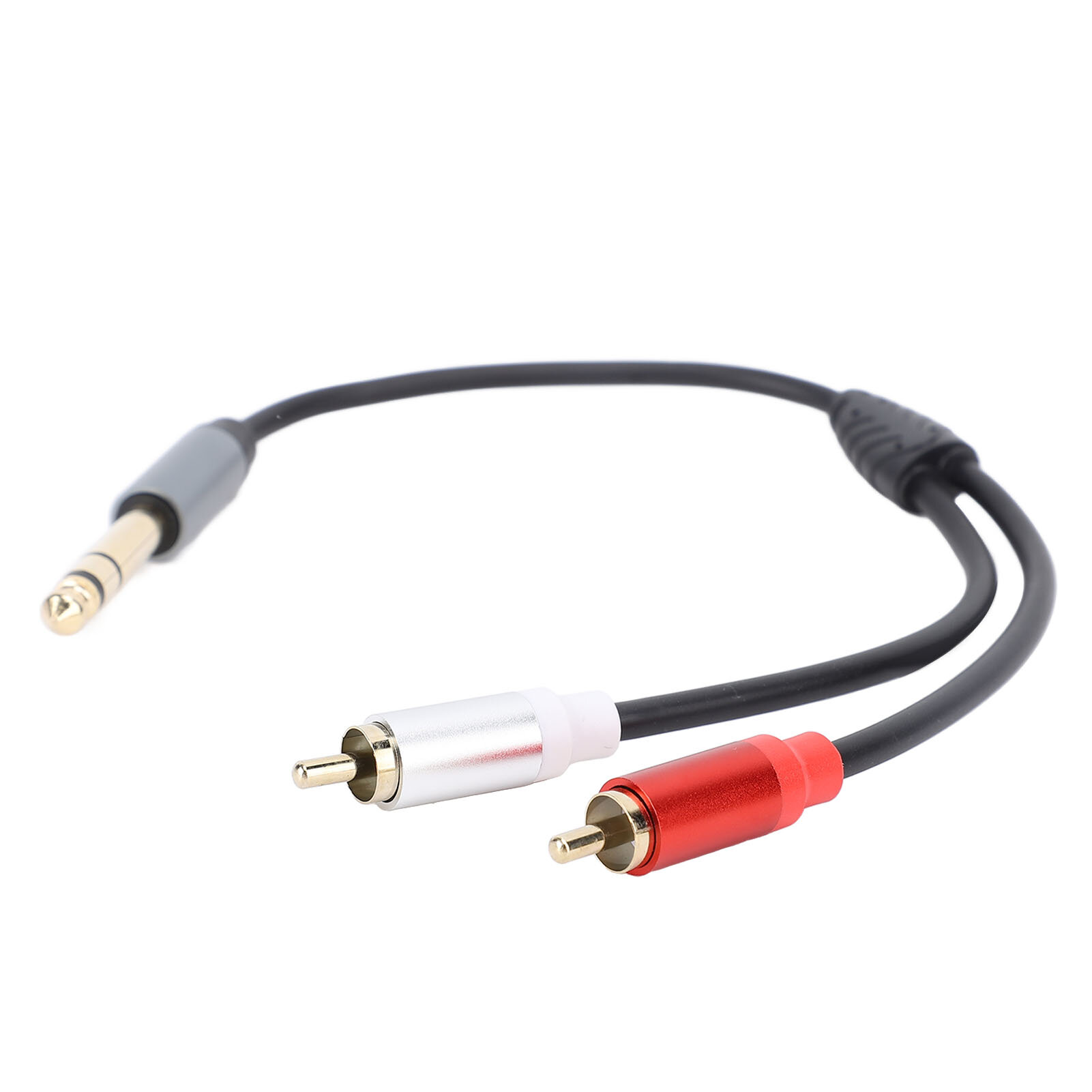 6,35 мм стерео мужского до 2 мужского кабеля от 11,8 дюйма 6,35 мм стерео мужской кабель с разплиттером Y для усилителя