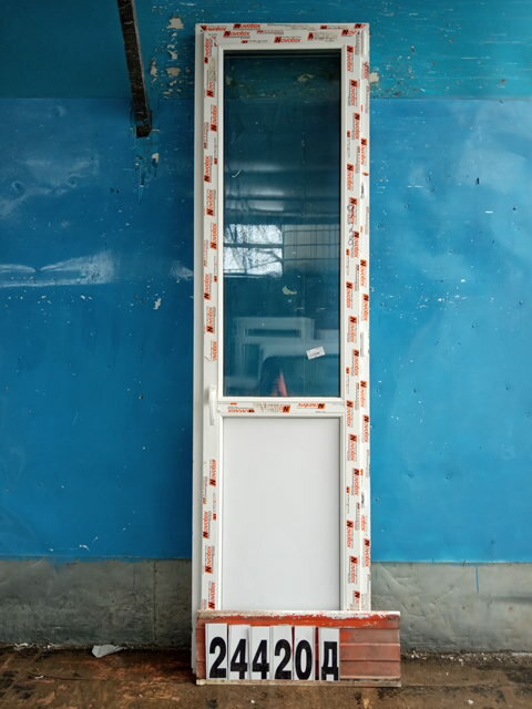 Пластиковые Двери Б/У 2460(в) х 670(ш) Балконные Novotex