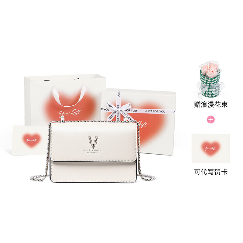 Сумка VINEY Кожаная маленькая квадратная сумка