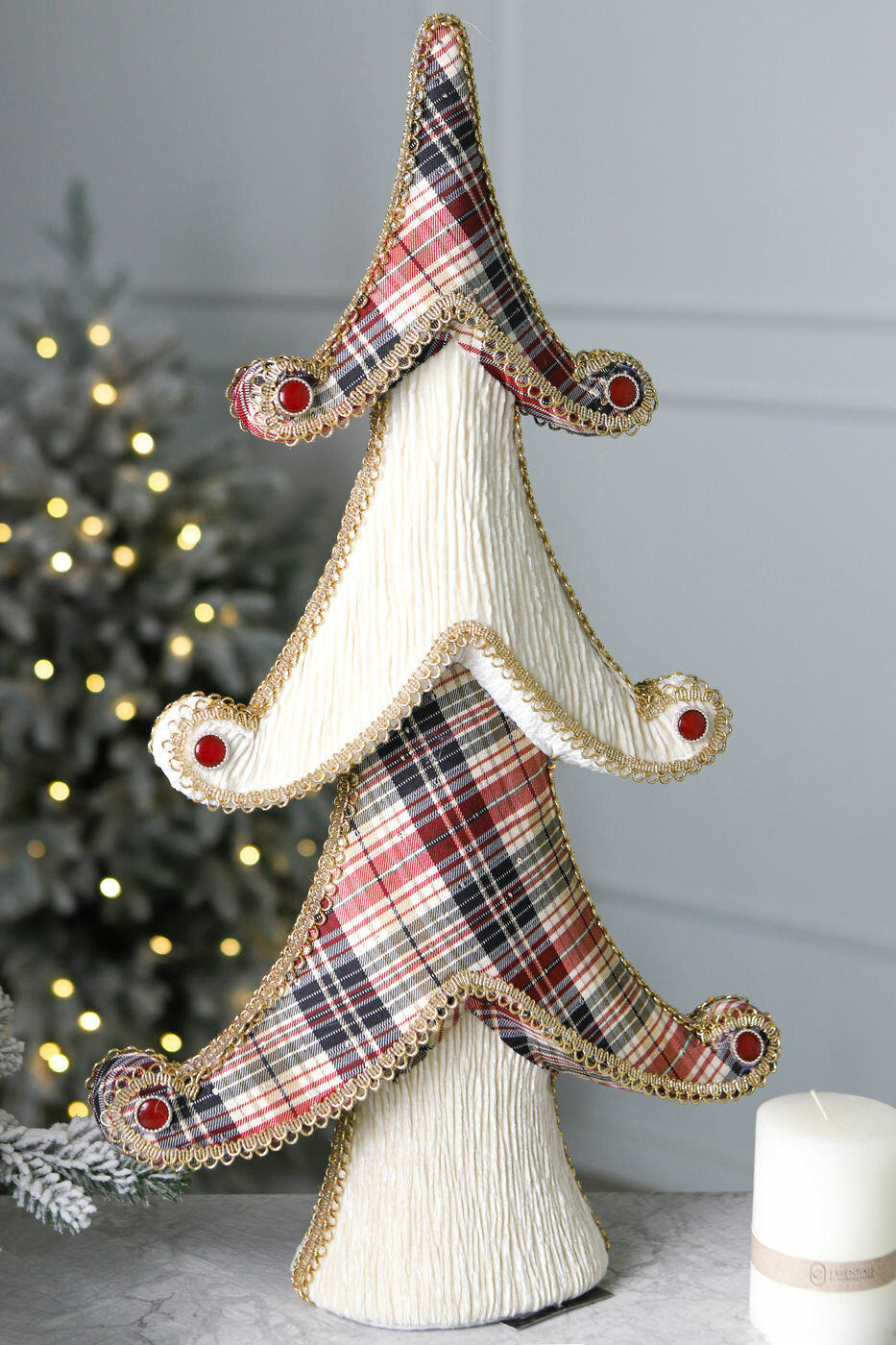 Декоративная фигура ёлочка тротти, текстиль, 60 см, Винтер Деко (Winter Deco) 1135202
