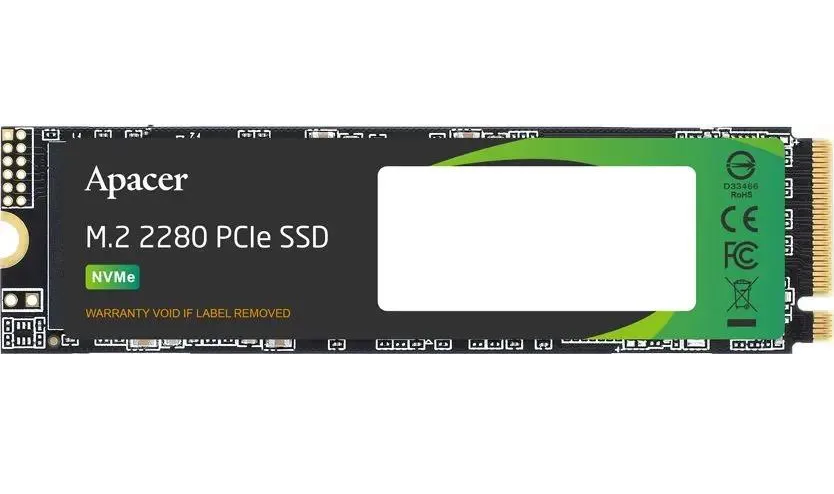 AP2TBAS2280P4X-1 / 2000 ГБ M.2 NVMe накопитель Apacer AS2280P4X (AP2TBAS2280P4X-1) (PCIe 3.0 x4, чте